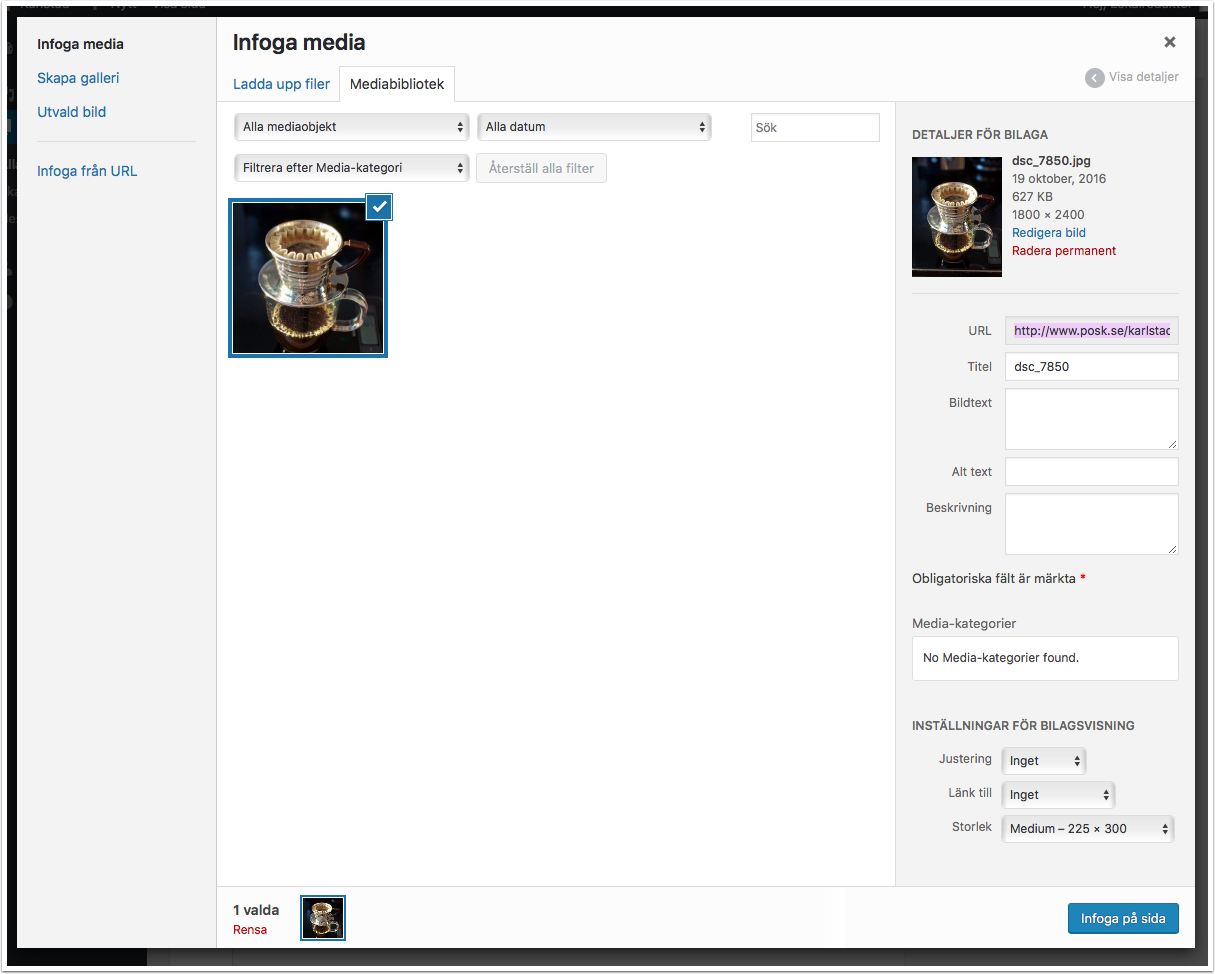 Manual för POSK lokalredaktör